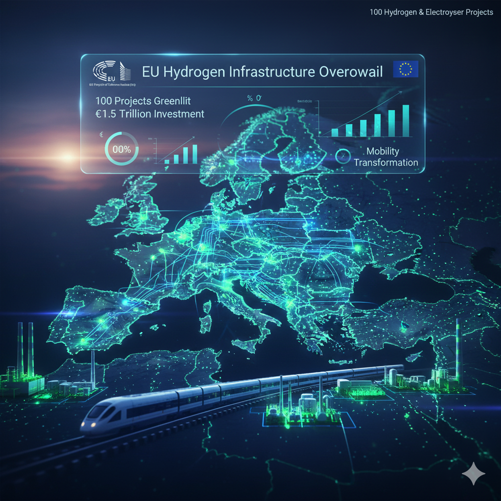 🇪🇺 EU Backs 100 Hydrogen Infrastructure Projects in €1.5 T Cross-Border ...