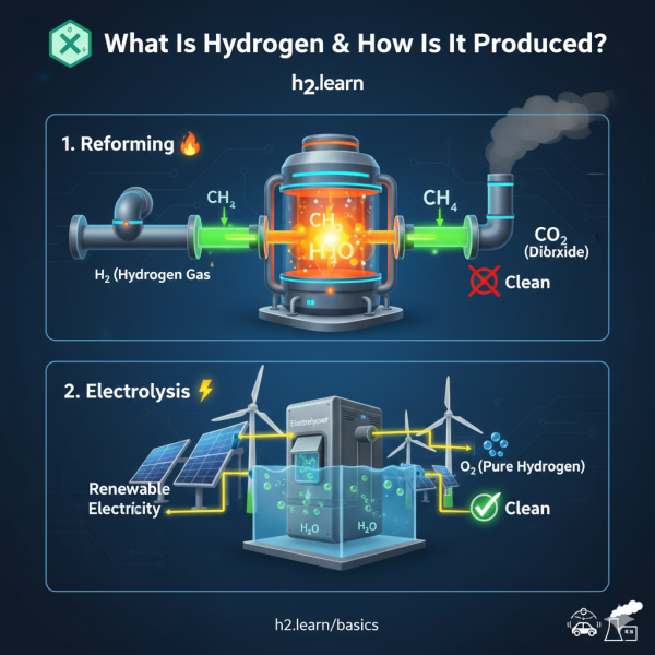 What Is Hydrogen and How Is It Produced? - Learn Hydrogen