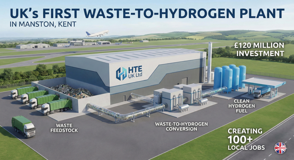 🇬🇧 Plans Revealed for UK’s First £120 M Waste-to-Hydrogen Plant in ...