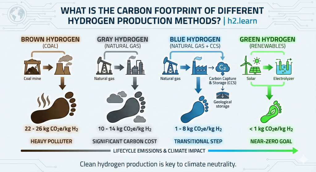 What Is the Carbon Footprint of Different Hydrogen Production Methods ...