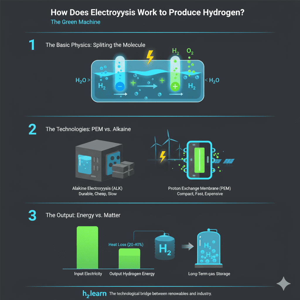 How Does Electrolysis Work to Produce Hydrogen? - Learn Hydrogen