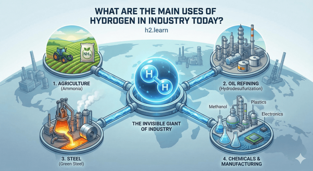 What Are the Main Uses of Hydrogen in Industry Today? - Learn Hydrogen